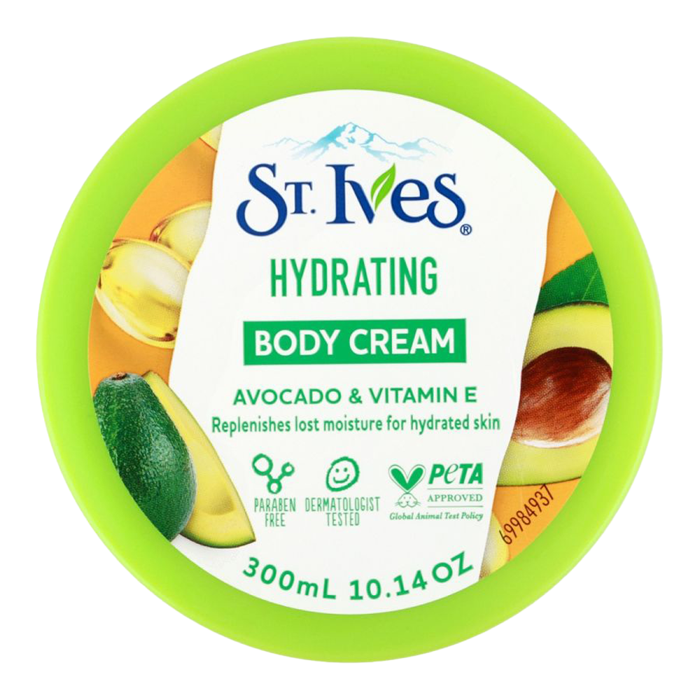 St. Ives Glowing Body Cream with Avocado & Vitamin E 300ml – Blush